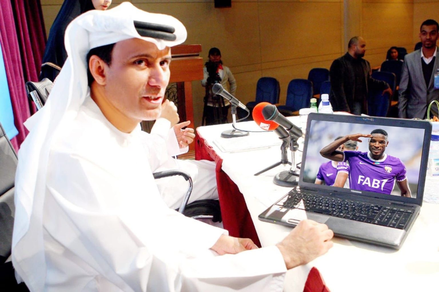 Mohammed Bin Thaloob Al Darei wins Kodjo Fo‑Doh Laba’s jersey for one ...